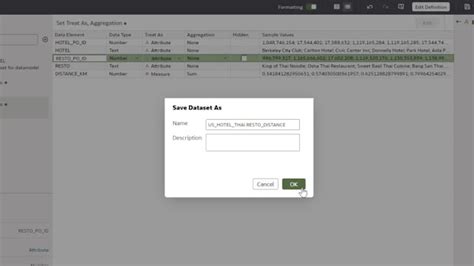 Calculate Distances Between Point Geometries In Database Through Oac
