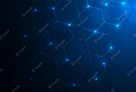 Premium Vector Abstract Digital Background With Technology Dot And Line Connection Design