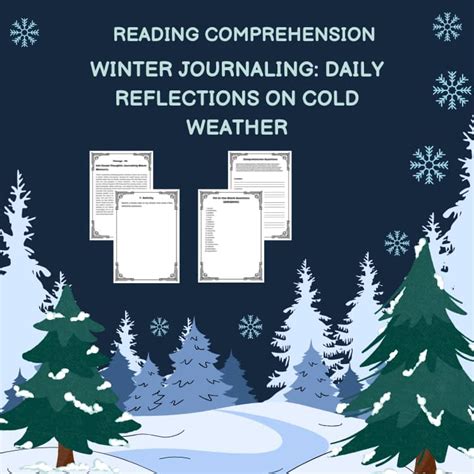 Winter Journaling Daily Reflections On Cold Weather Comprehension