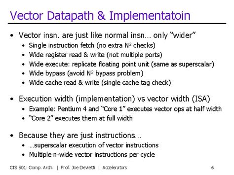 Cis 501 Computer Architecture Unit 13 Datalevel Parallelism