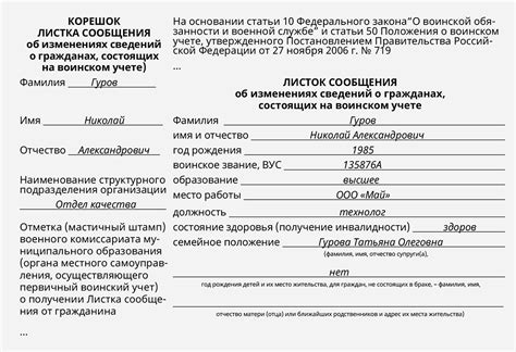 Направляем сведения о работниках в военкомат Тематические приложения к журналу «Кадровое дело
