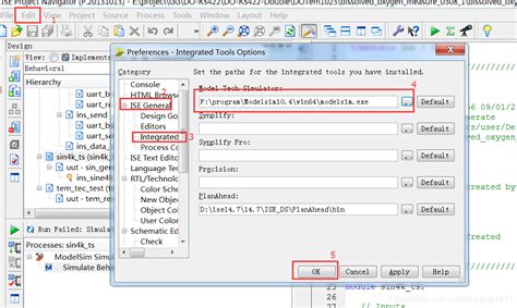 Ise联合modelsim进行仿真ise编译modelsim仿真库 Csdn博客