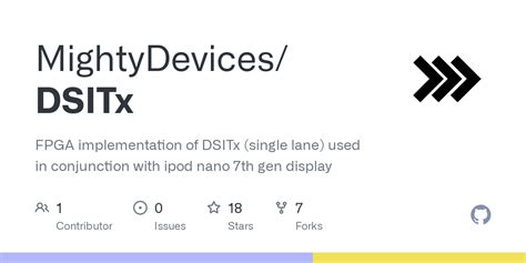 github mightydevices dsitx fpga implementation of dsitx single lane