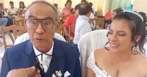 Él Tiene 79 Y Ella 29 Pareja Se Hace Viral Al Casarse Pese A