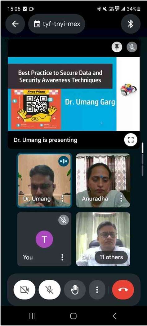 Webinar On “best Practices To Secure The Data And Security Awareness