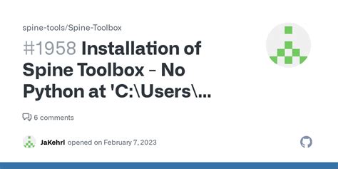 Installation Of Spine Toolbox No Python At Cusers Appdatalocal