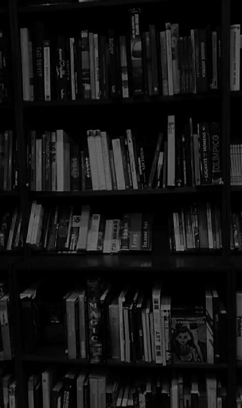 Black And White Books Aesthetic Inspiration Black And White