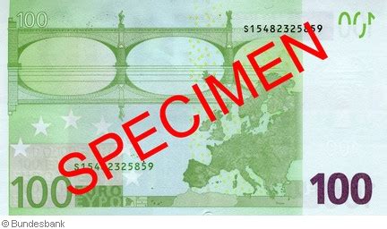 100 Euro Schein Eigenschaften Maße Besonderheiten Der 100 € Banknote