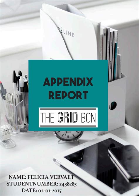 Appendix Report The Grid Bcn By Feliciavervaet Issuu