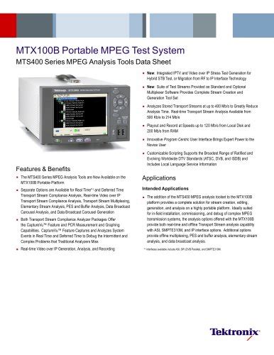 Tbs2000b Series Datasheet Tektronix Pdf Catalogs Technical Documentation Brochure