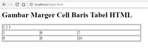 Cara Membuat Tabel HTML