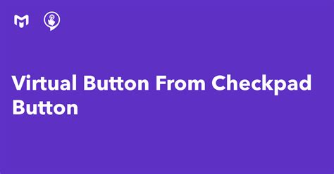 virtual button from checkpad button ifttt