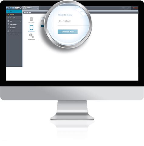 Flexispy™ Features Uninstall Remotely