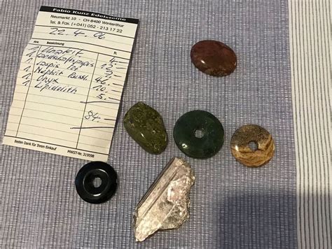 6 Steine Edelsteine Mit Nephrit Jade Kaufen Auf Ricardo