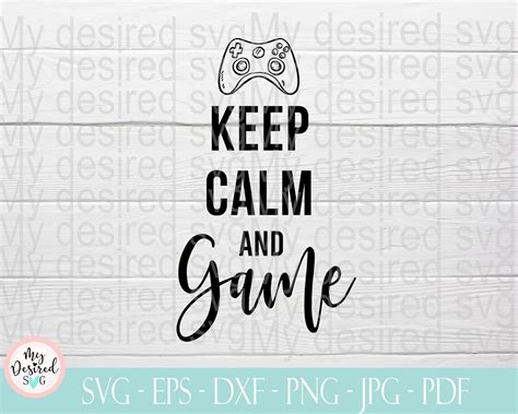 Video Game Svg Keep Calm Svg Svg Designs Social Distance Etsy