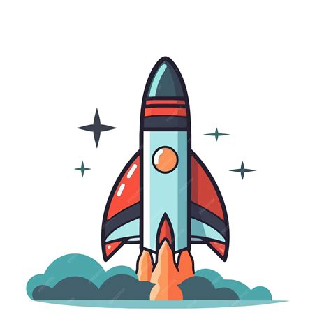 Premium Vector Rocket Icon Space Rocket Launch Spaceship Image Vector
