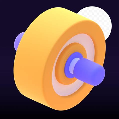 Premium Psd Roller Wheel 3d Rendered Image