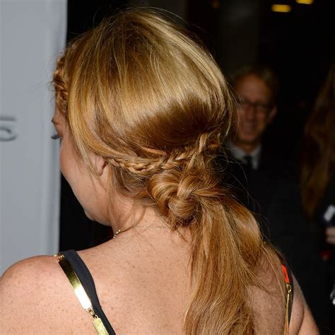 Is Lindsay Lohans Braided Updo Hot Or A Hot Mess You Might Be