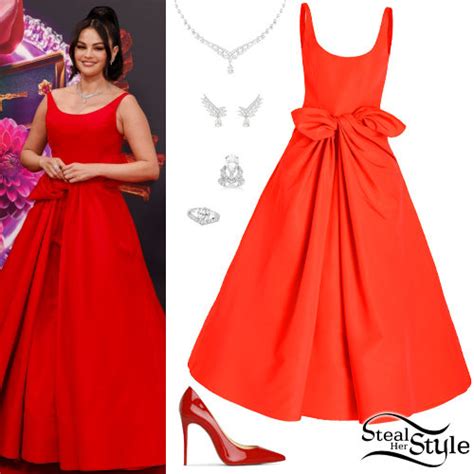 Selena Gomez Red Dress 2024