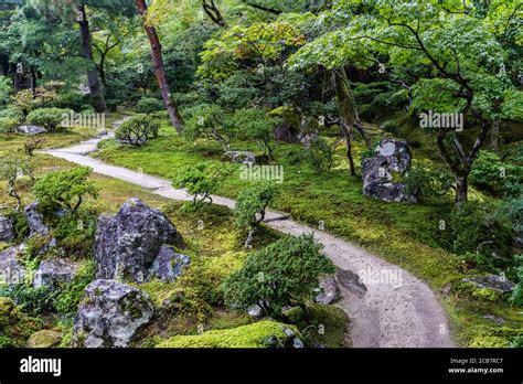 Japan Kyoto October 8 2019 Ginkaku Ji Silver Pavilion Garden Of