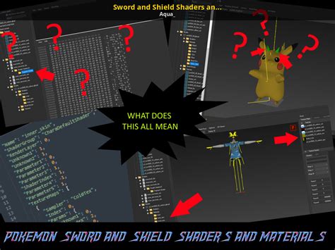 sword and shield shaders and materials guide tutorial for pokemon sword