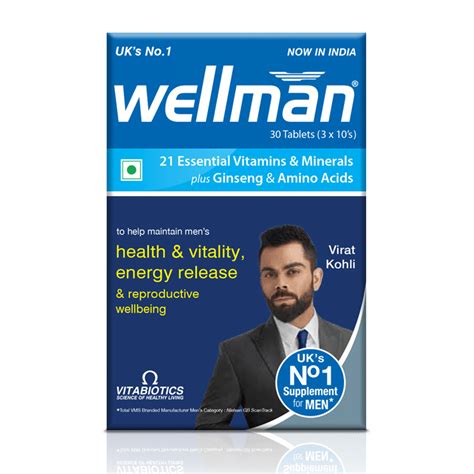Wellman Health Supplements 21 Essential Vitamins And Minerals With