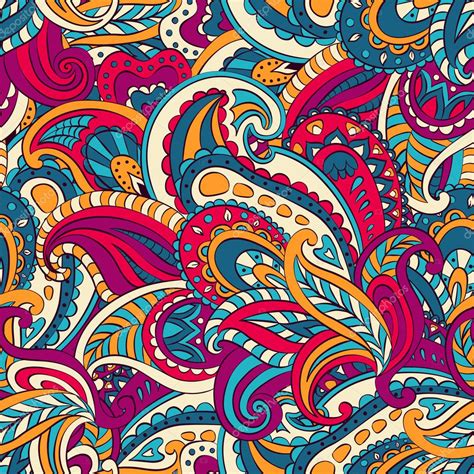 Paisley Flower Pattern