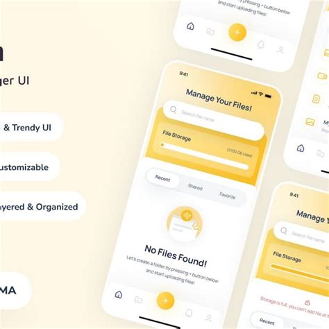 mish file manager app ui
