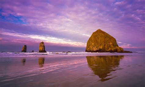 Cannon Beach Sunrise Oregon Coast Mike Putnam Photography Cannon