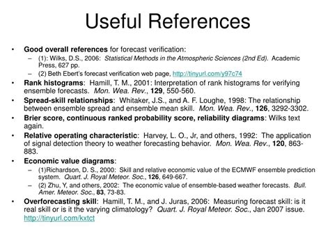 Ppt Common Verification Methods For Ensemble Forecasts Powerpoint Presentation Id5915000