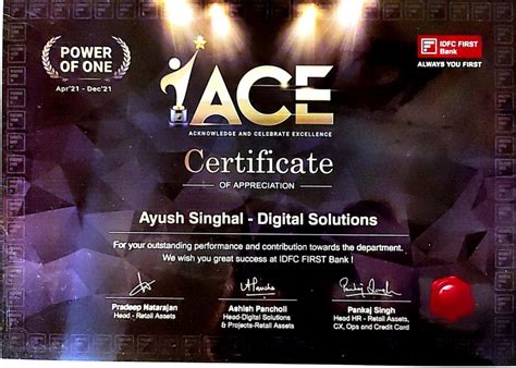 Ayush Singhal On Linkedin Idfcfirstbank Digitalsolutions 30 Comments