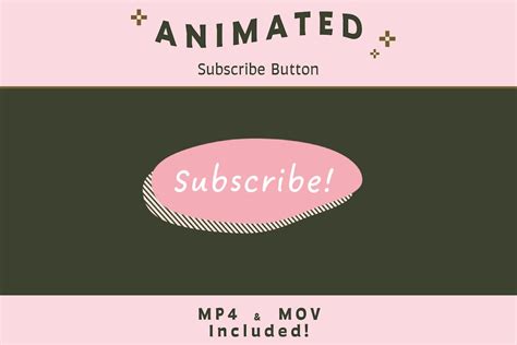 Animated Youtube Subscribe Button Animated Abstract Shape Subscribe Button Animated Subscribe
