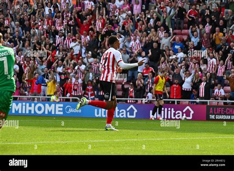 Sunderland Uk 19th Aug 2023 Sunderland Afcs Jobe Bellingham