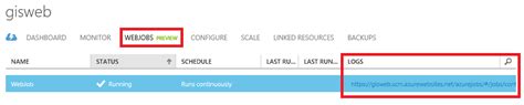 microsoft azure websites launch webjobs actions using queues or blobs return gis