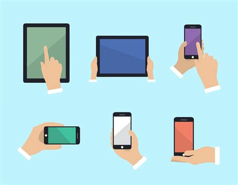 Tech Mockup Vector Set Vector Art At Vecteezy