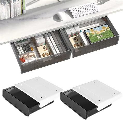 Nycco Pencil Drawer Underdesk Drawer 23 Inch Wide Ball Bearing Slides Black Nycco Pencil Drawer Underdesk Drawer 23 Inch Wide Ball Bearing Slides Black