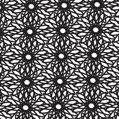 Premium Vector Vector Seamless Decorative Geometric Shapes Pattern Background