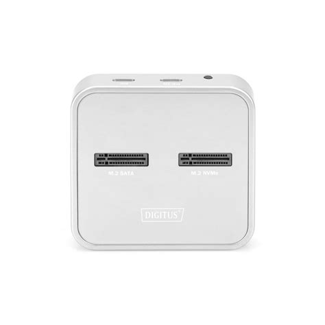 DIGITUS DOCKING STATION SSD M 2 NVME M 2 SATA CON LETTORE SCHEDE
