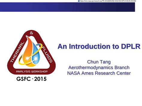 Pdf An Introduction To Dplr Nasa · An Introduction To Dplr Thermal Protection System