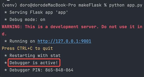 Flask（1） Debug模式 Doro测试笔记 博客园