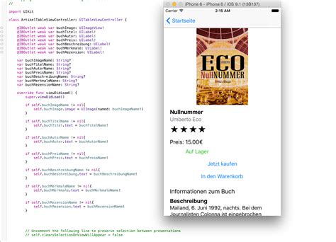Ios Swift How To Pass Data Into My Shopping Cartarray Stack