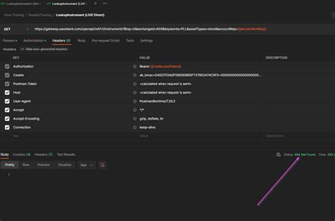 Solved Instruments Lookup Failing With 404 In Live Environment Works