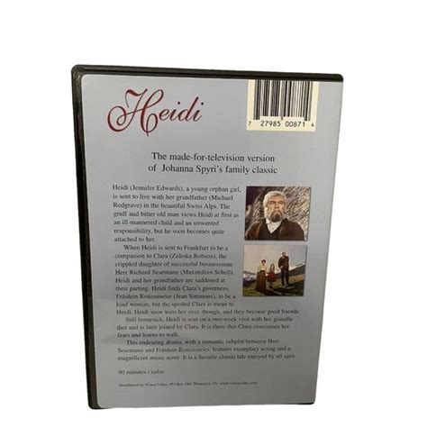 Media Heidi Maximilian Schell Jean Simmons Michael Redgrave Jennifer Edwards Poshmark