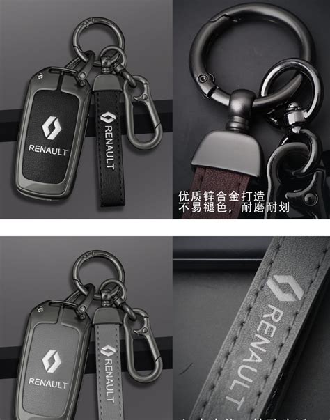 Car Flip Key Case Cover Shell For Renault Kwid 2023 Kadjar Captur Megane Sandero Stepway Logan