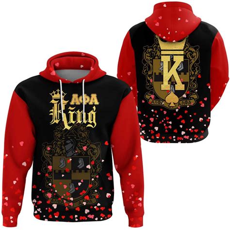 Fraternity Hoodie Alpha Phi Alpha King And Queen Couple Valentine