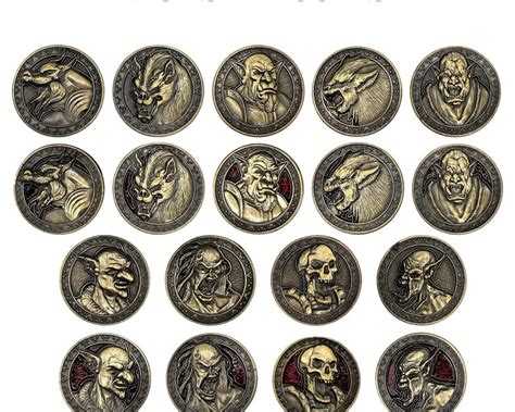 All Coins Dnd Coins Rpg Coins Ttrpg Coins Larp Coins Norse Foundry