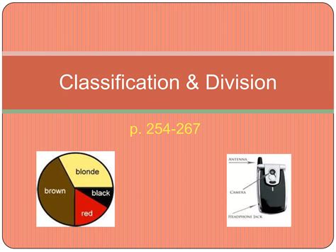Classification And Division 1 Ppt Free Download