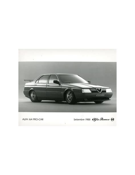 1988 Alfa Romeo 164 Pro Car Persfoto