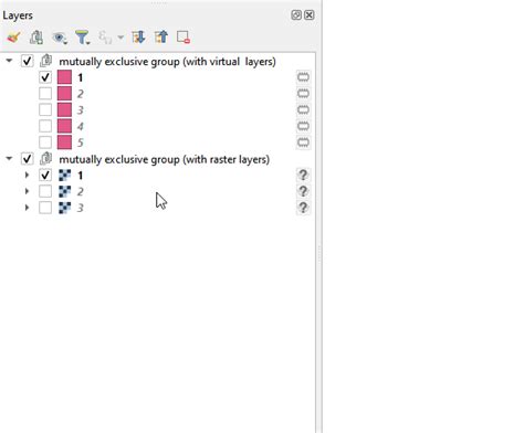 Moving The Visible Layer Inside The Mutually Exclusive Group Makes It Invisible · Issue 49959