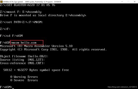 Windows10搭建汇编环境——详细步骤（新手）windows 安装汇编器 Csdn博客